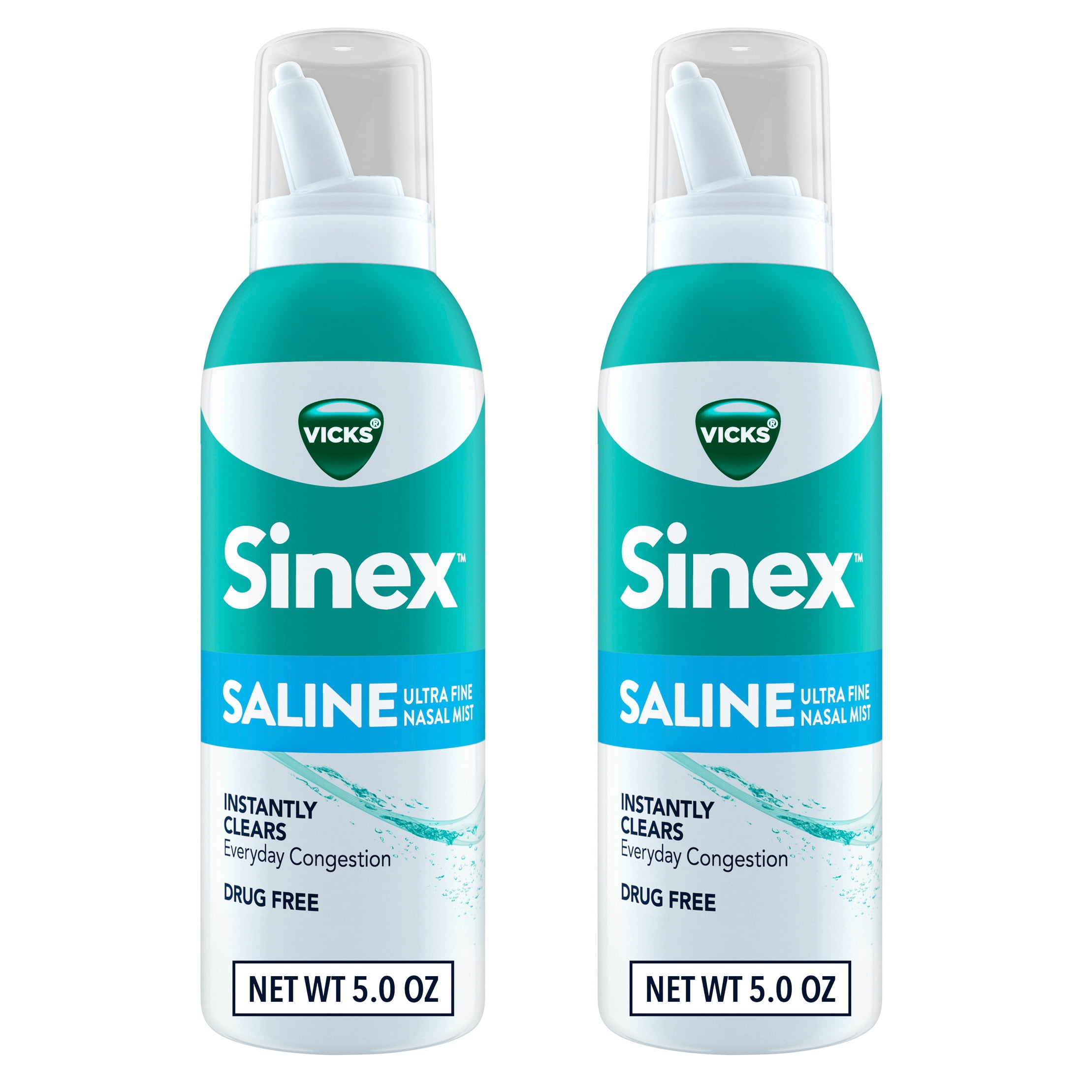 Vicks Sinex Saline Nasal Spray, Ultra-Fine Mist, Nose Allergy ...