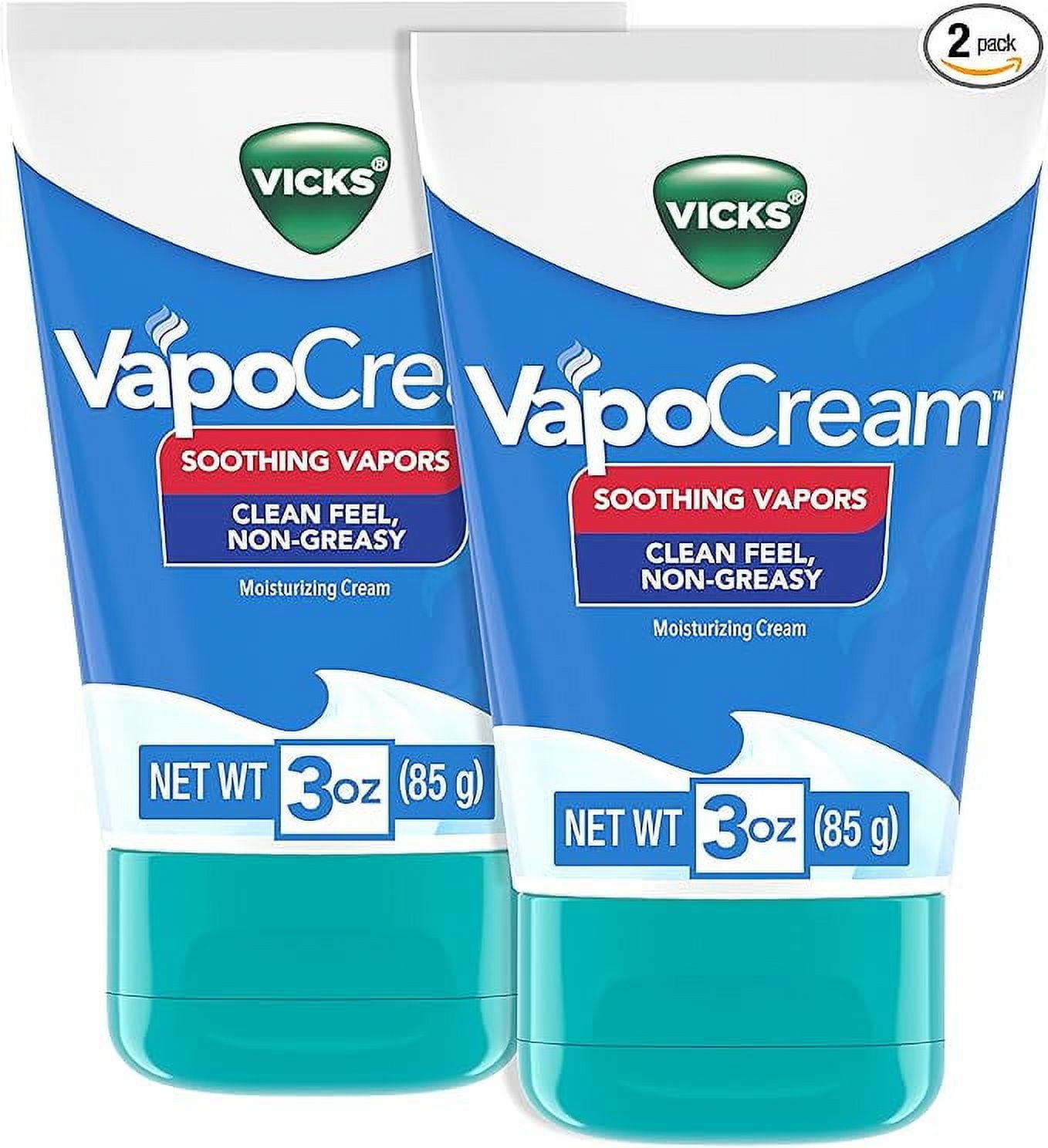 Vicks Soothing & Moisturizing Vapor Cream Pack of 2 (Old Product ...