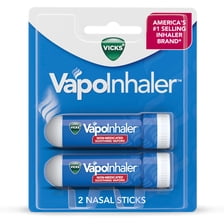 Vicks VapoInhaler, Portable Nasal Inhaler, Menthol and Camphor Scent ...