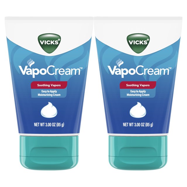 Vicks VapoCream, Non-Greasy Moisturizing Cream with Vicks Vapors ...