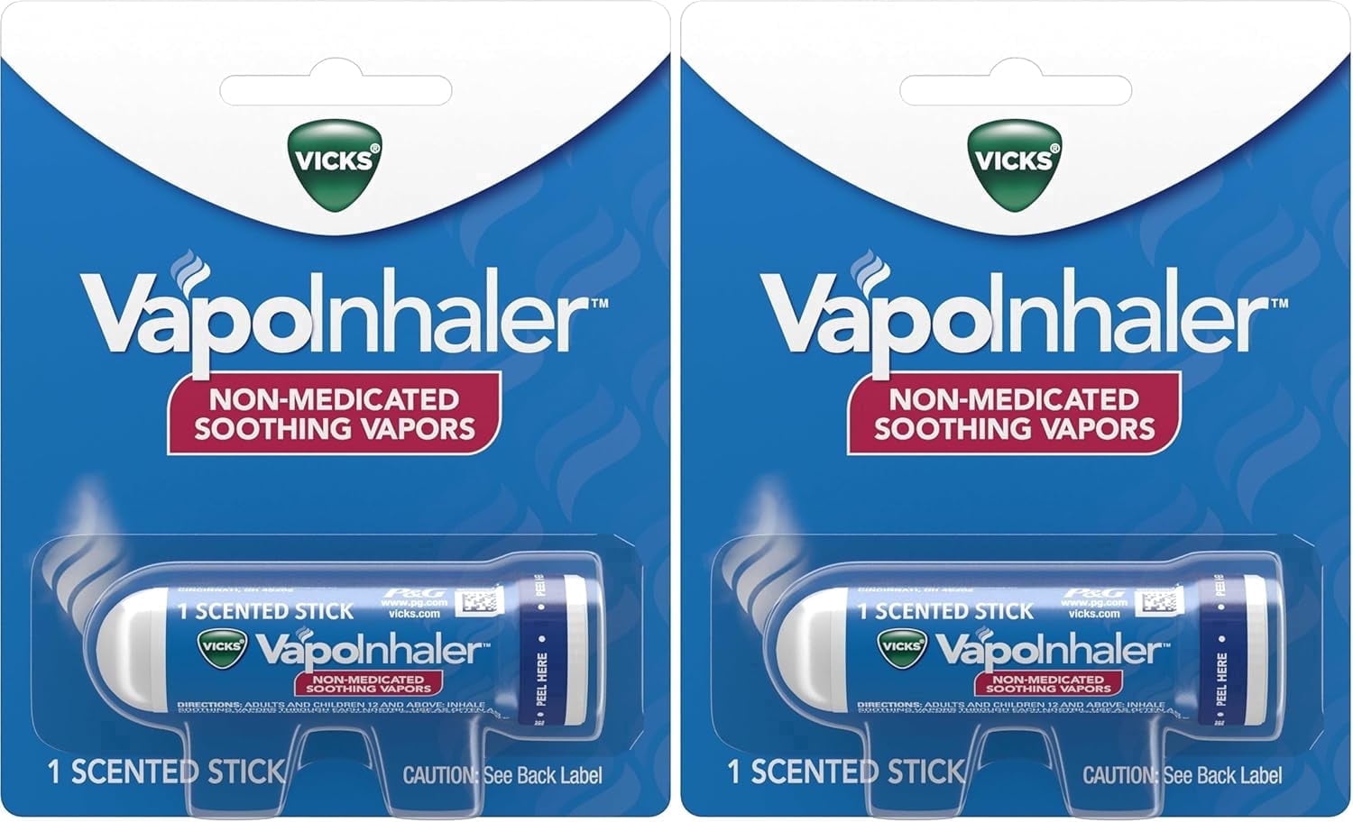 Vicks VapoInhaler Menthol Scent - 1 each, Pack of 2 - Walmart.com