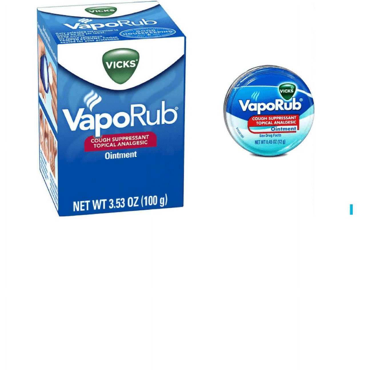 Vicks VapoRub Amazing Winter Health Set( Tin0.45oz+Cream100g) - Walmart ...