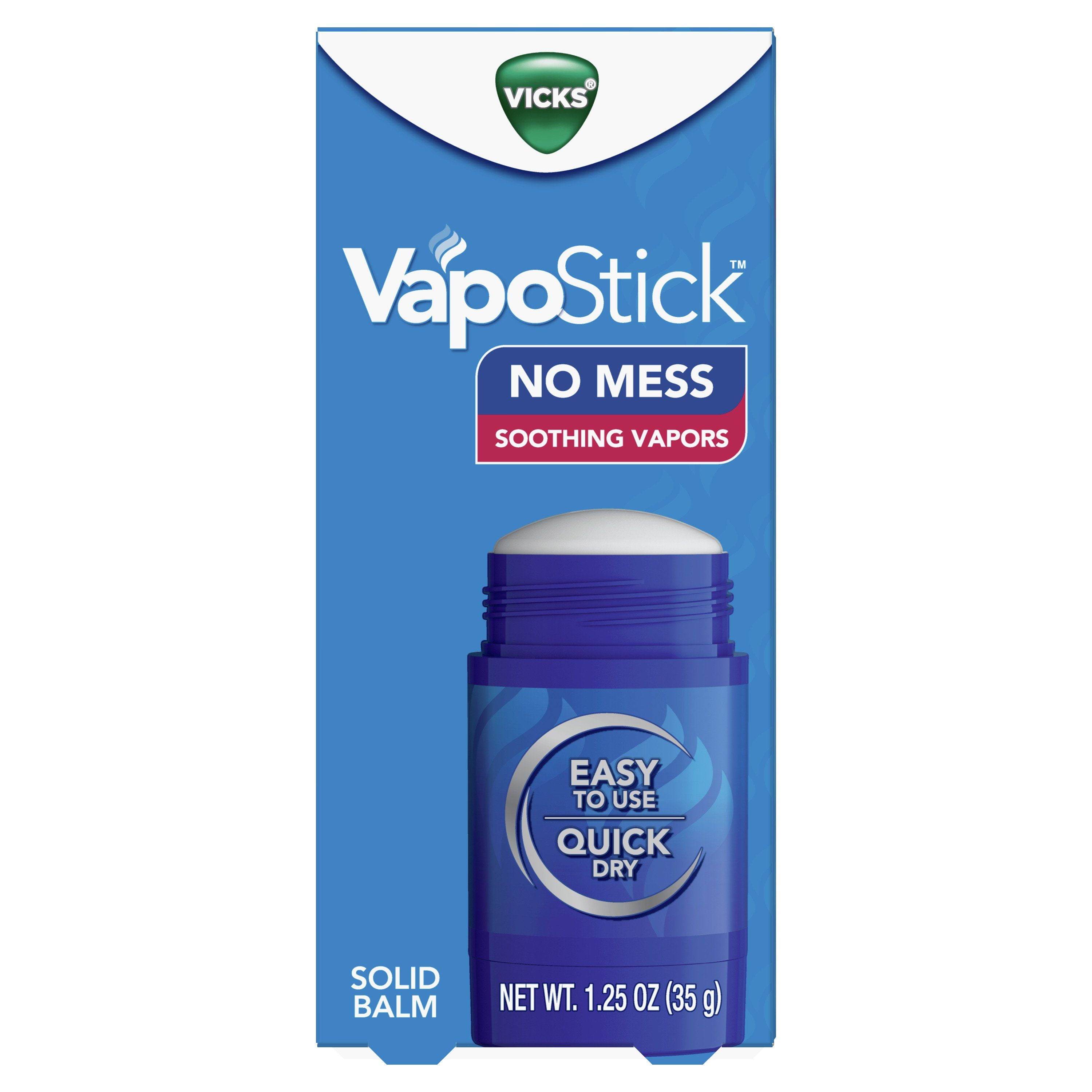 Vicks VapoStick Soothing Vapors Solid Balm - 1.25 oz Package May Vary ...