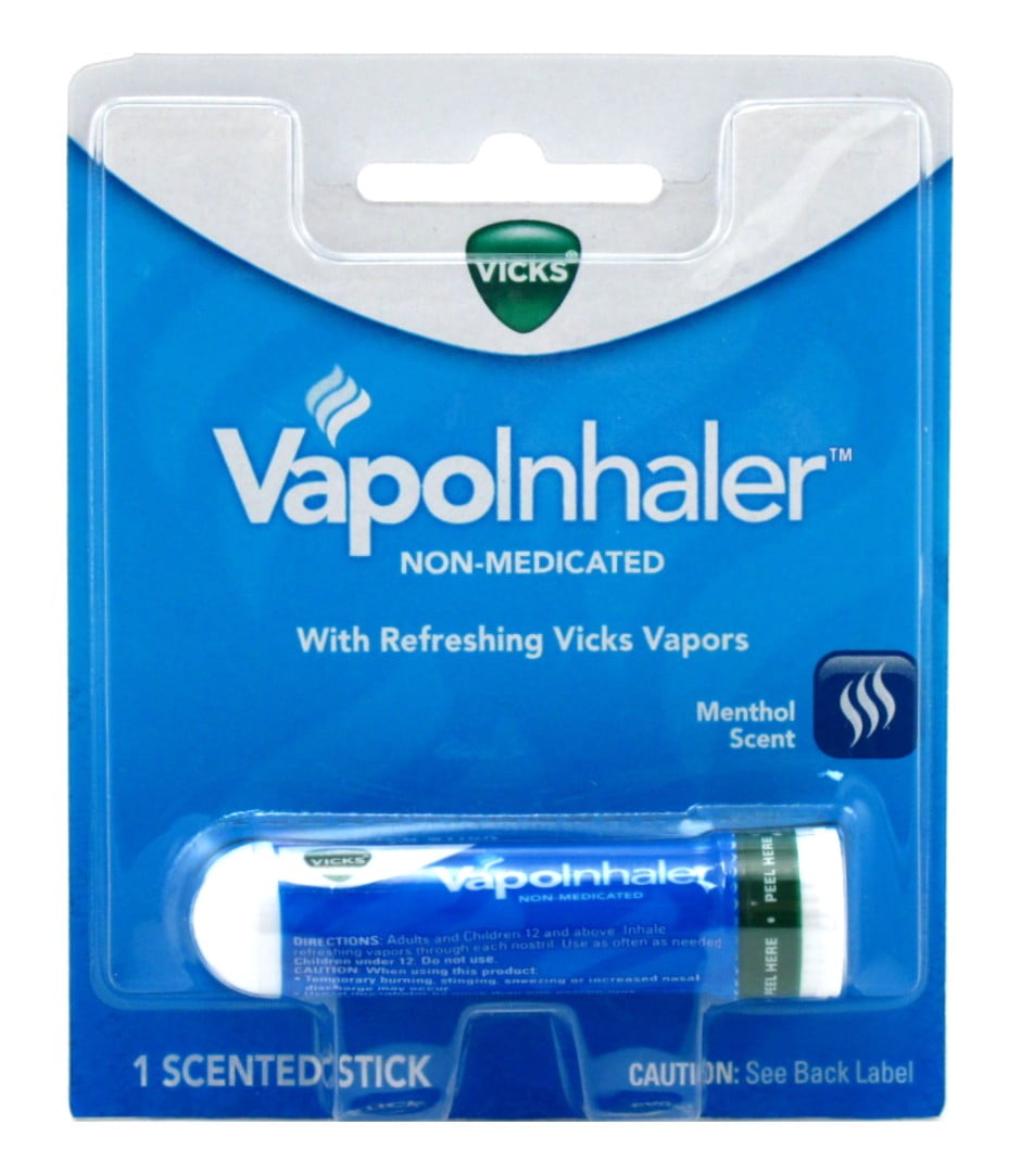 Vicks Vapoinhaler Stick Non- Medicated Menthol Scent (Pack of 3 ...