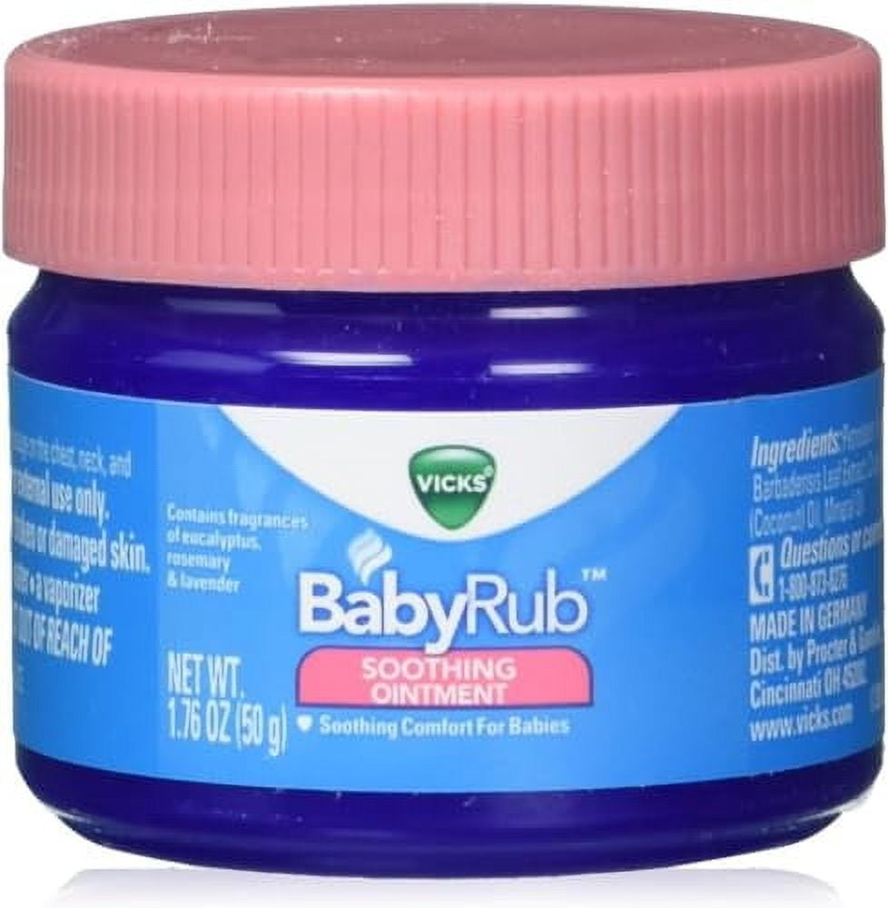 Vicks Vaporub Baby Rub 1.76 oz. (3-Pack) - Walmart.com