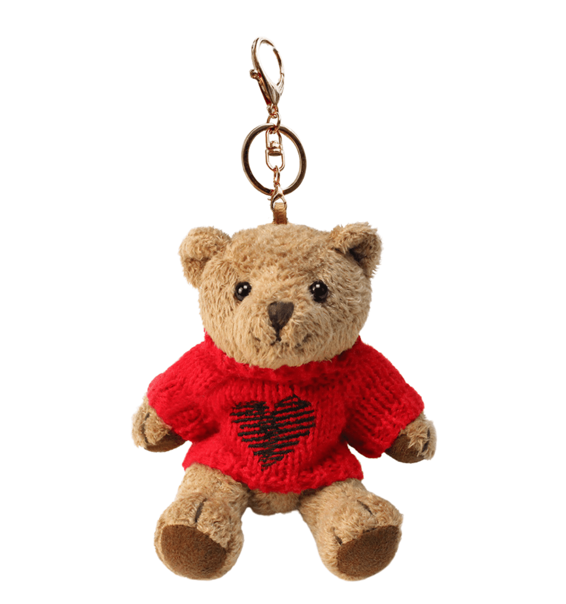 VickyPoP Cute Teddy Bear Keychain, Soft Bear Keyring Animal Backpack ...