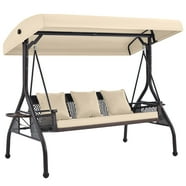 Mainstays Lawson Ridge 2-Seat Steel Outdoor Freestanding Porch Swing ...