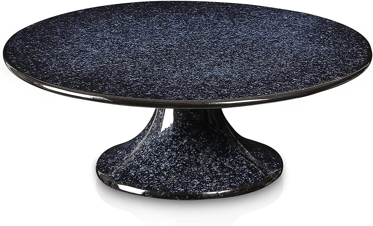 Vicrays Ceramic Round Cake Stand - Porcelain 10 Inch Pedestal Pastry ...