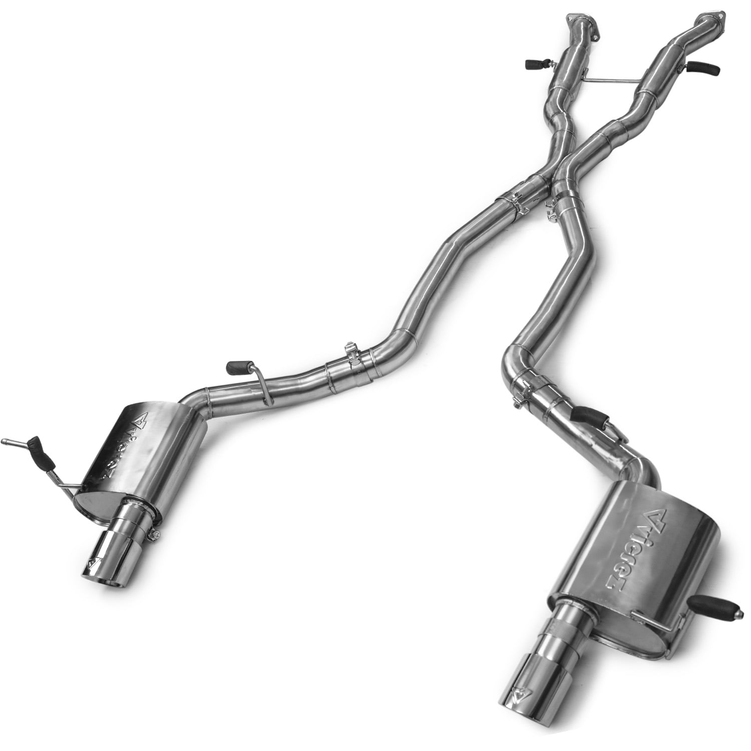 Vicrez EXG Cat-Back Exhaust System vzp100104 | Jeep Grand Cherokee WK2 ...