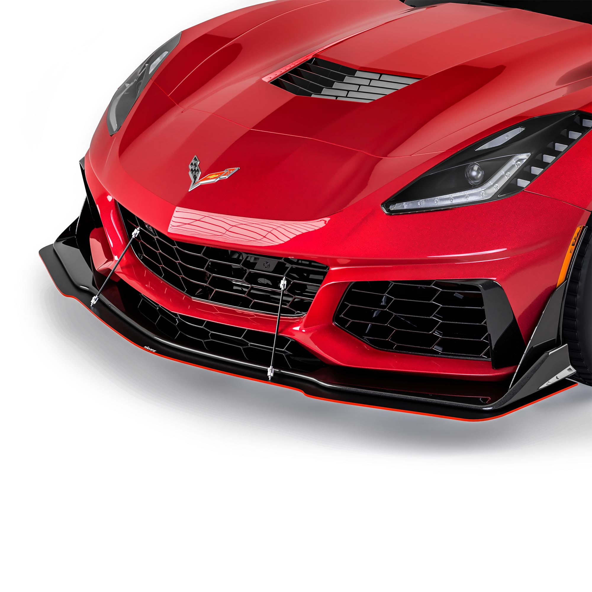Vicrez Front Bumper Splitter ZR1 Style vz102170 | Chevrolet Corvette C7 ...