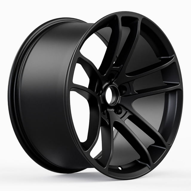 "Vicrez Hellcat Widebody Style Matte Black Wheel (20"" x 10.5"", +25 ...