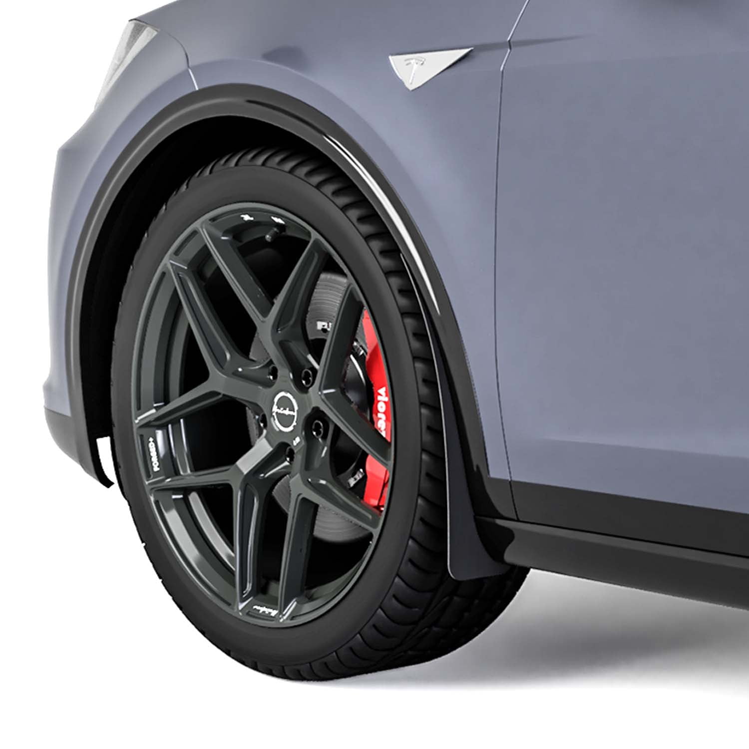 Vicrez Mud Flaps Front Set vz101805 | Tesla Model X 2015-2020 - Walmart.com