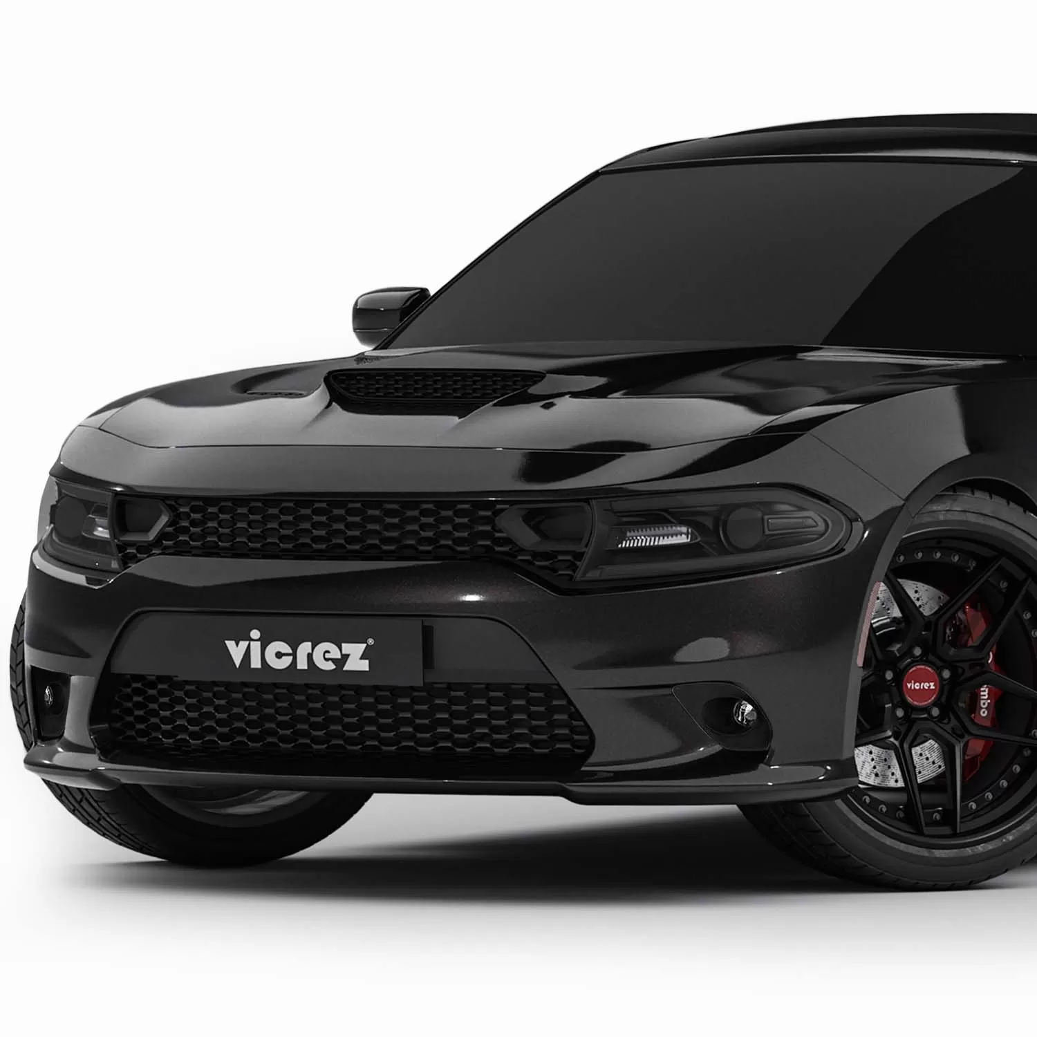 Vicrez SRT Hellcat Style Front Bumper vz101820 | Dodge Charger 2015 ...