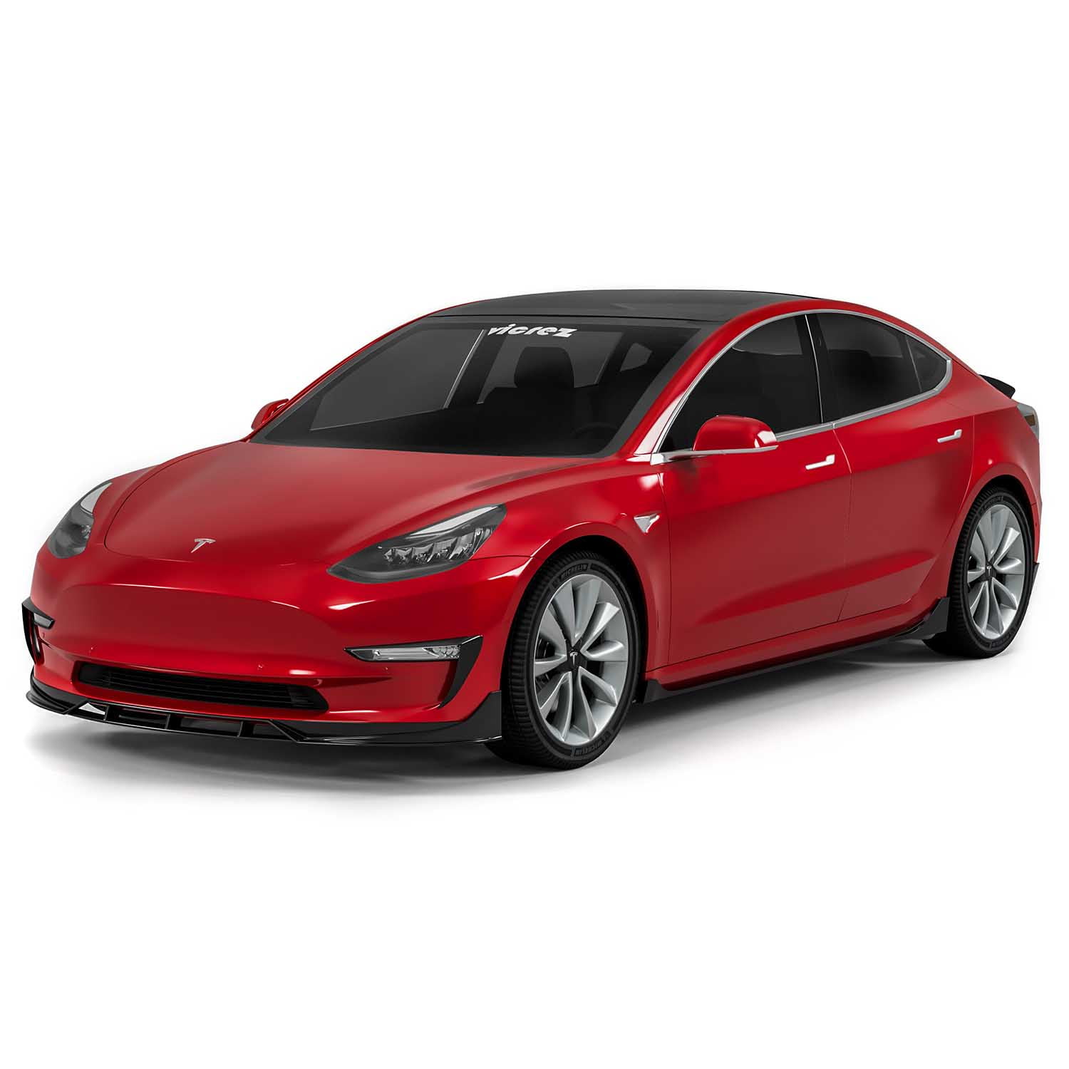 Vicrez V3R Style Full Body Kit vz102333 | Tesla Model 3 2016-2021 ...