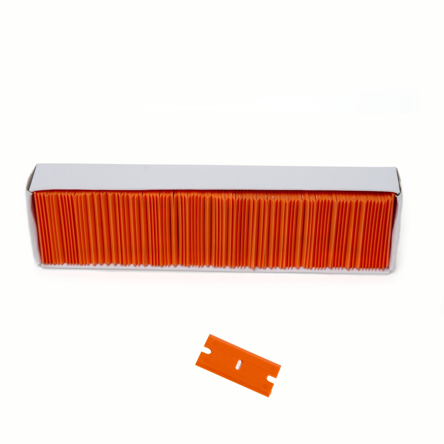 Vicrez Vinyl Wrap Double Edge Plastic Razor Blades 100 Pieces Pack ...