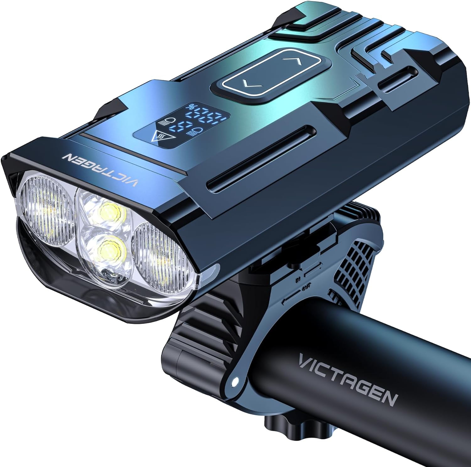 Victagen Bike Lights 9000Lumens Bike Headlights High & Low Beams, Super ...