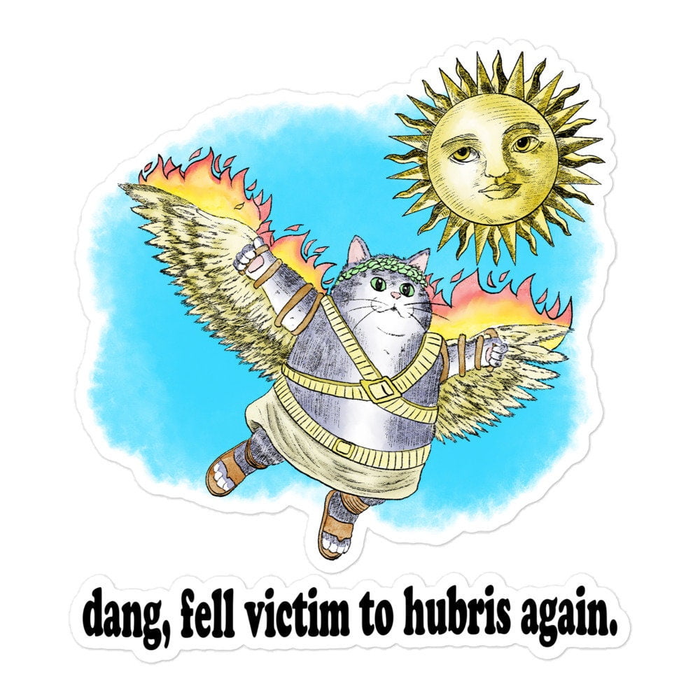 Victim to Hubris Bubble-free stickers vinyl decal cute sticker ...