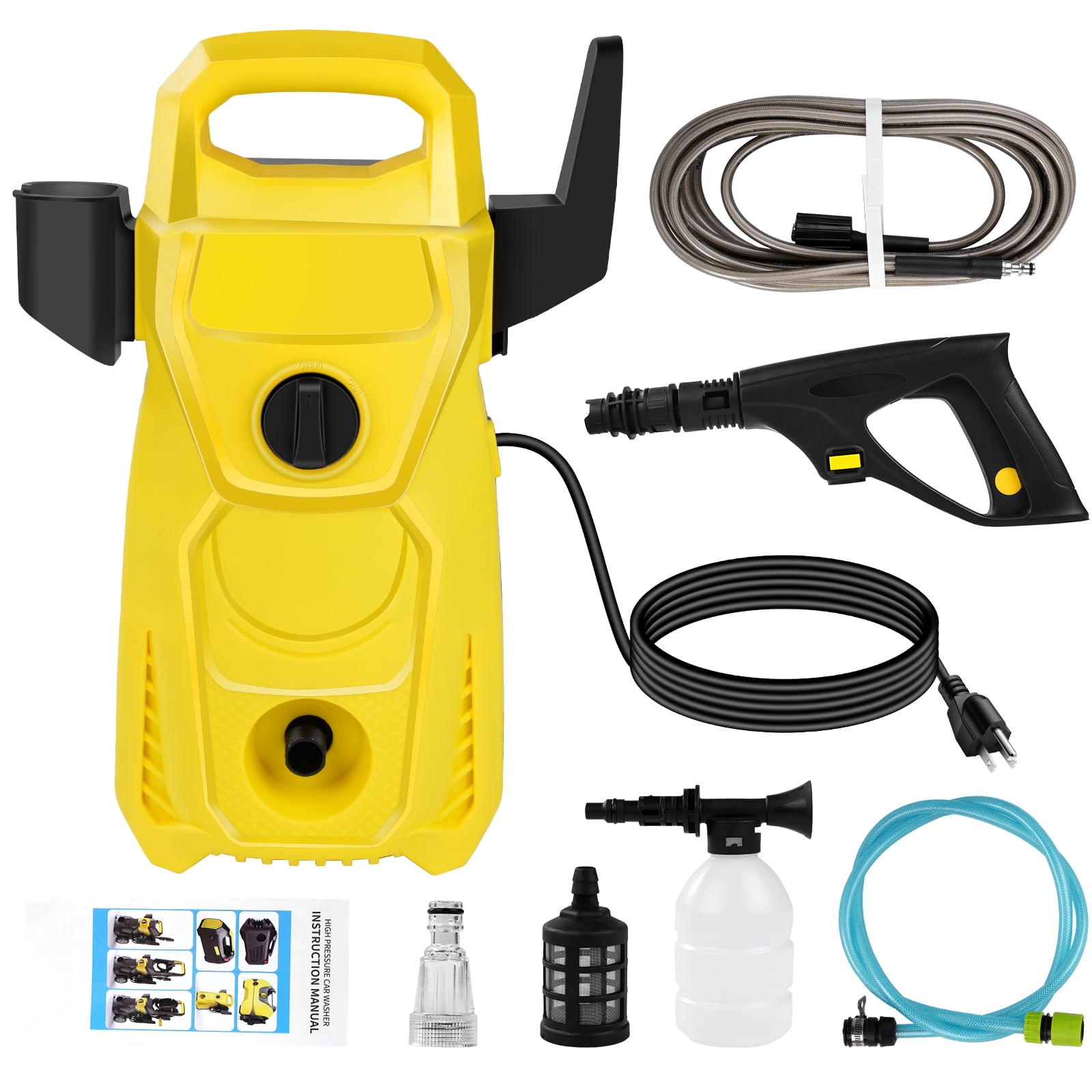 Victool High Pressure Electric Washer Machine with Nozzle Gun Spray ...