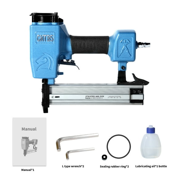 Victool ST38 Pneumatic Steel Nail Gun Concrete Wall Nailer Nailing ...
