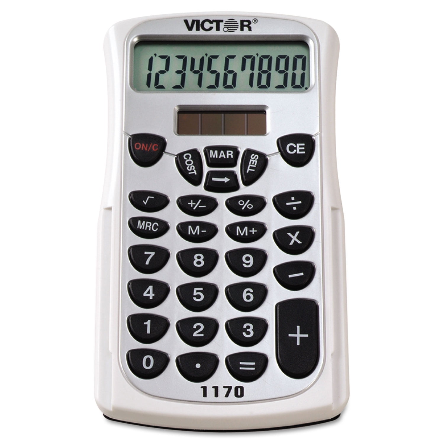 Victor 1170 Handheld Business Calculator w/Slide Case 10-Digit LCD ...