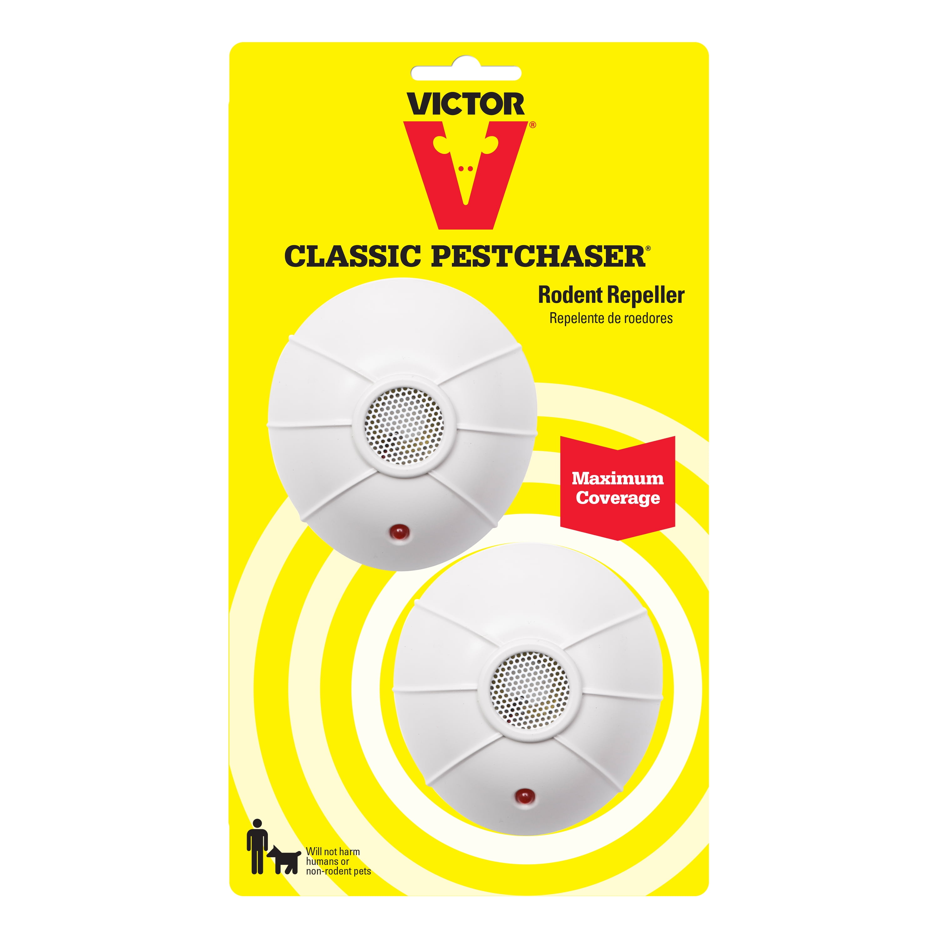 Victor 2-Pack Sonic PestChaser Wall Unit Rodent Repeller - Walmart.com