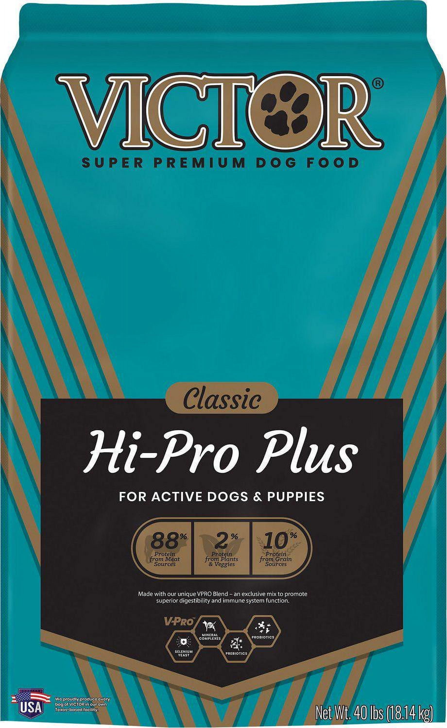 Victor Classic Hi-Pro Plus Digestive System Support, High-Protein Beef ...