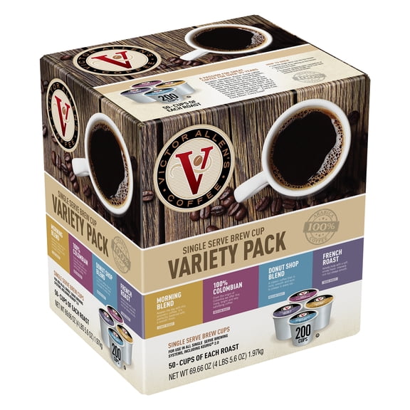 Victor Allen's Coffee 100% Colombian, Medium Roast, 80 Count, Single ...