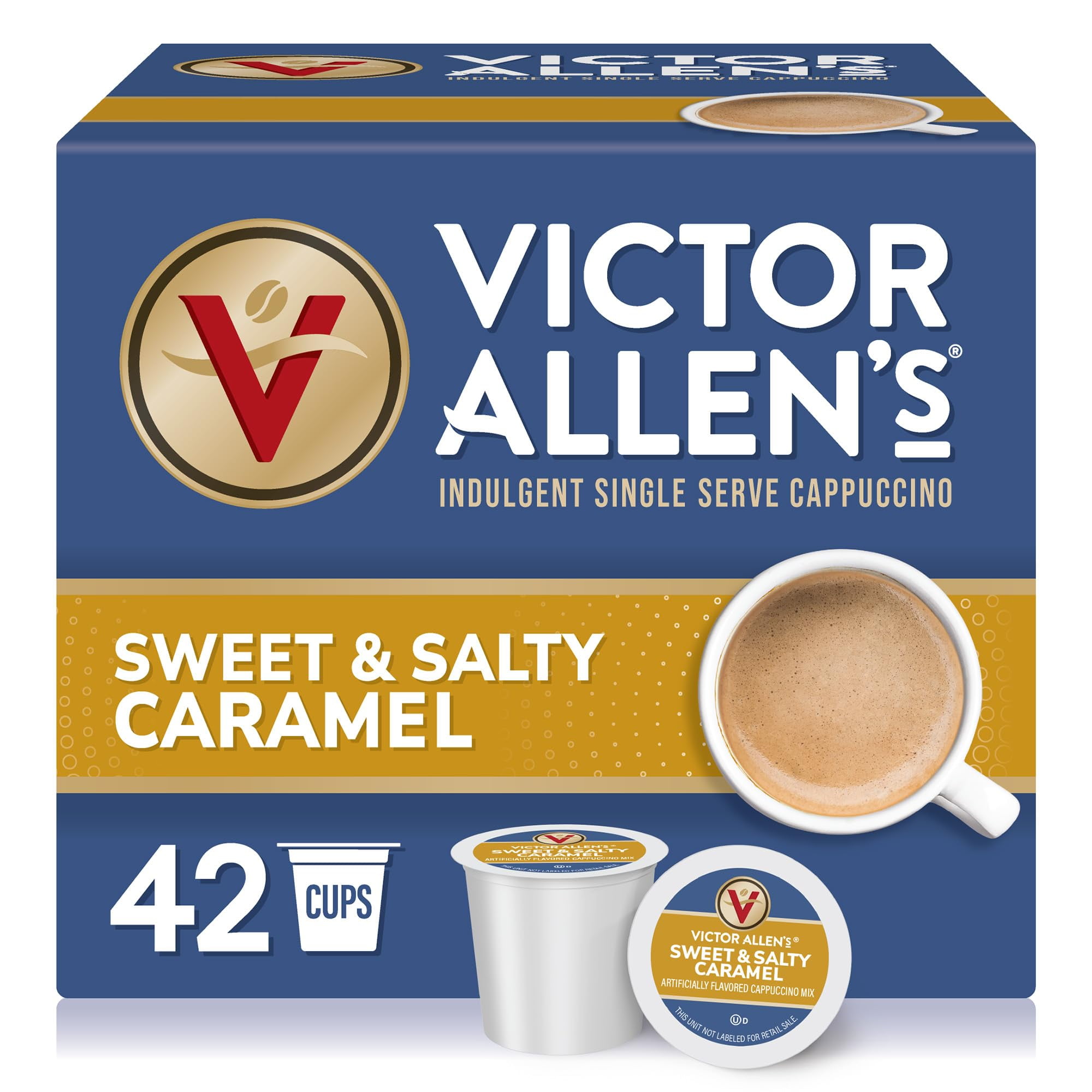 Victor Allen's Coffee Sweet and Salty Caramel Flavored Cappuccino Mix ...