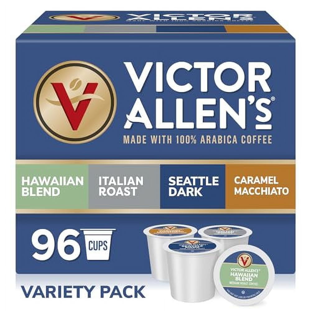 Victor Allen's Coffee Variety Pack (Kona Blend, Italian Roast, Seattle ...