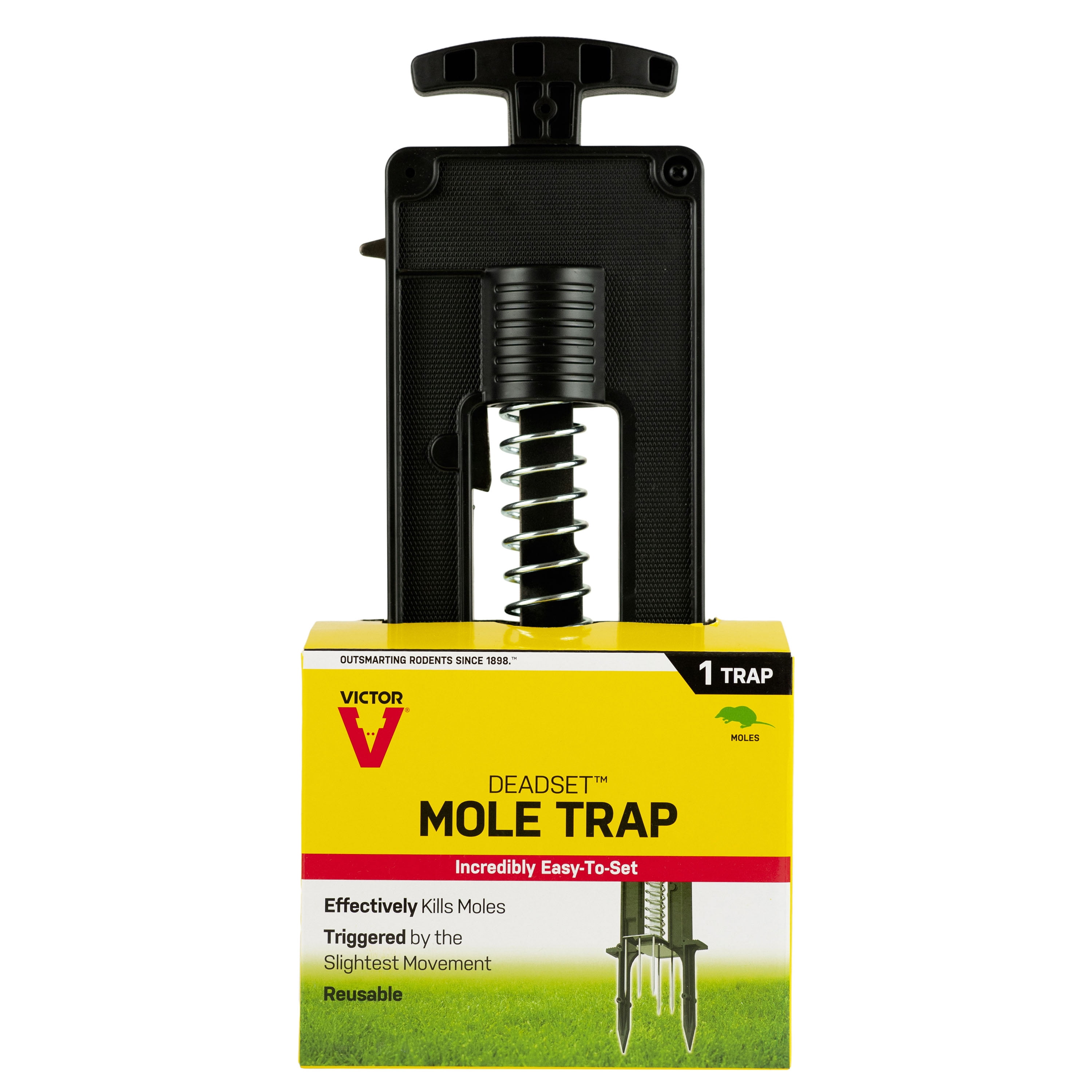 Victor Black Deadset Mole Trap - Walmart Business Supplies
