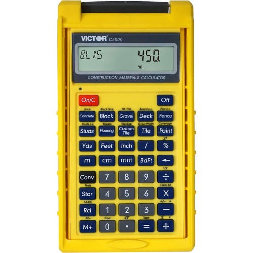 Victor C5000 Materials Estimator Calculator - LCD - Battery Powered - 2 ...