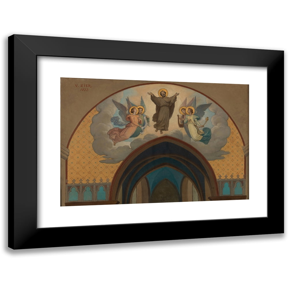 Victor Casimir Zier 24x18 Black Modern Framed Museum Art Print Titled ...