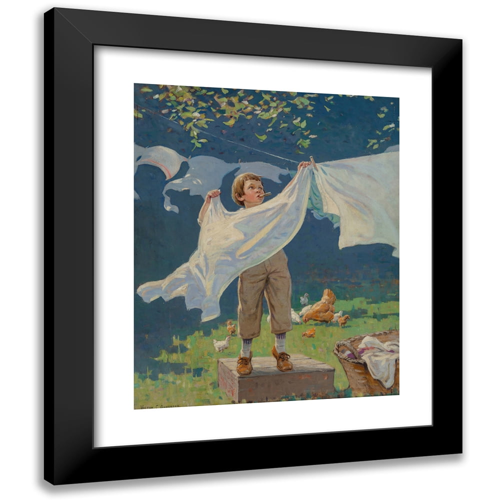 Victor Coleman Anderson 12x14 Black Modern Framed Museum Art Print ...