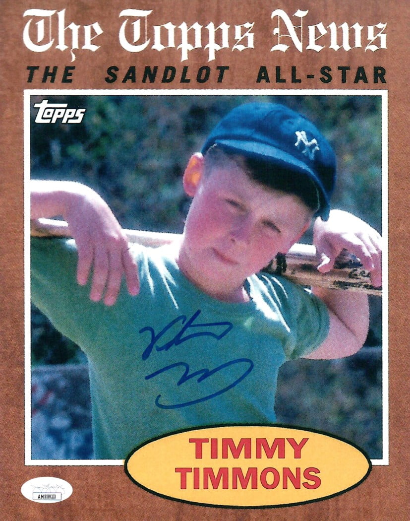 Victor Dimattia Signed Autograph 8X10 Photo The Sandlot Timmy Timmons ...