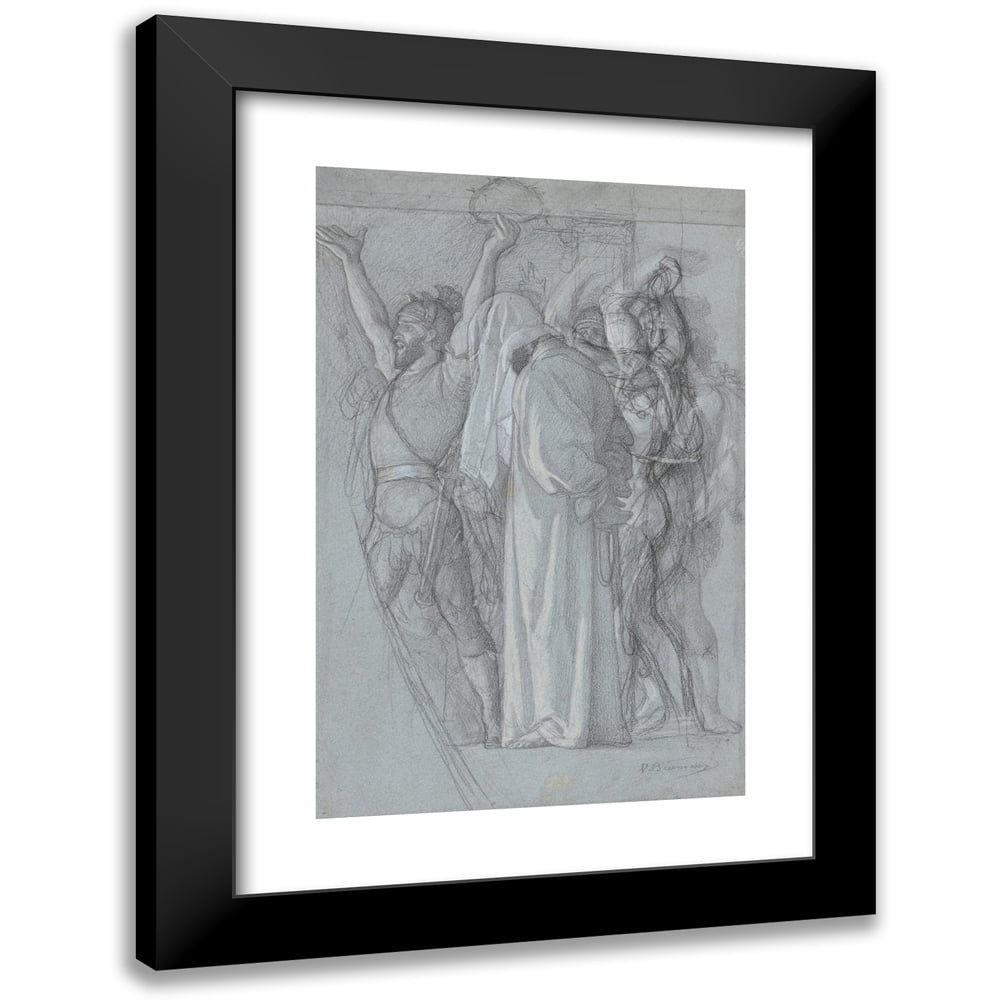 Victor-François-Eloi Biennourry 11x14 Black Modern Framed Museum Art ...
