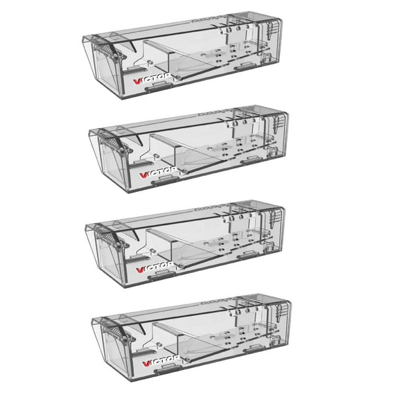 Victor Live Catch Mouse Trap - 4 Traps - M337SR-4 - Live Catch and ...