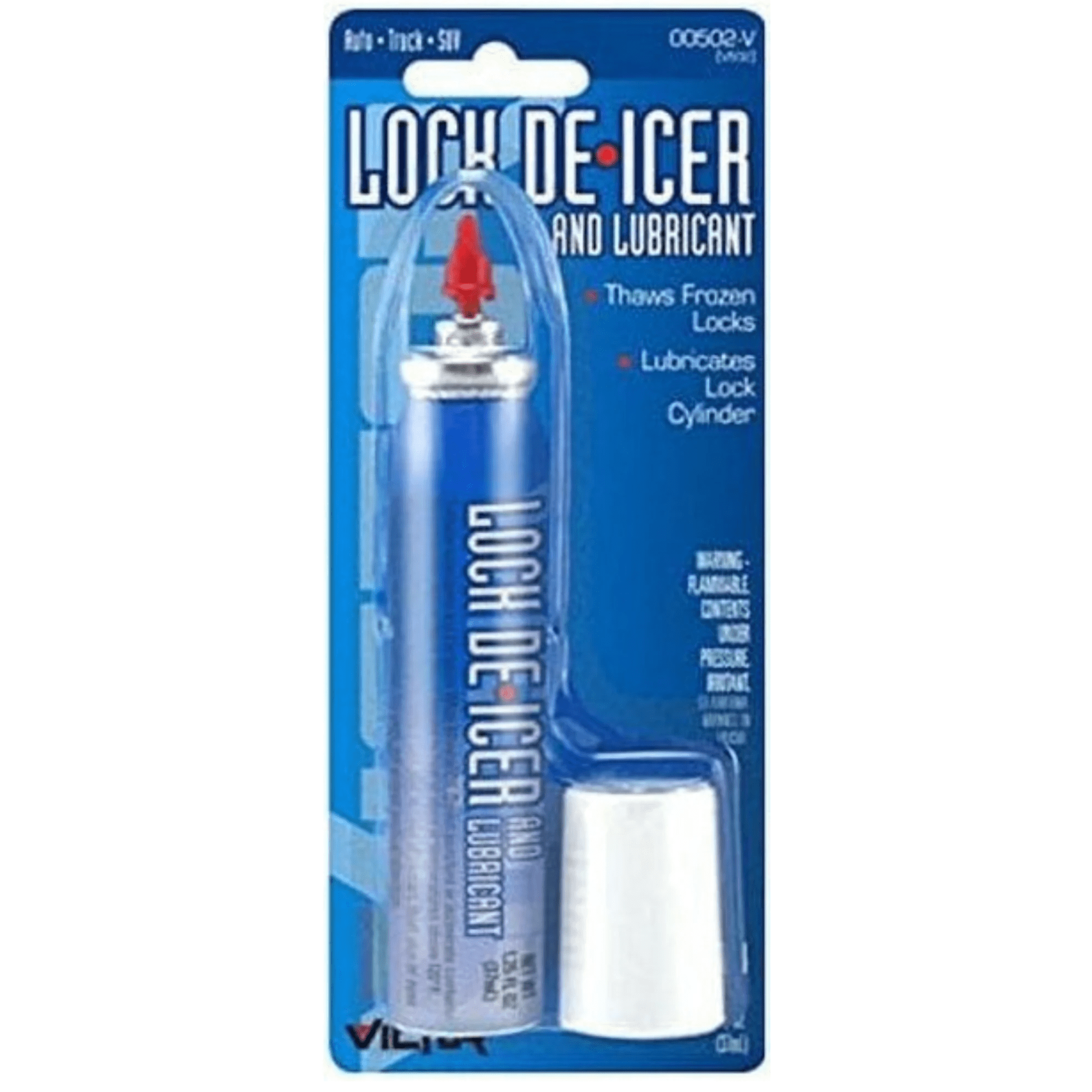 Victor Lock De-Icer Lubricant Aerosol .62 Fl Oz., (Pack Of 1) - Walmart.com