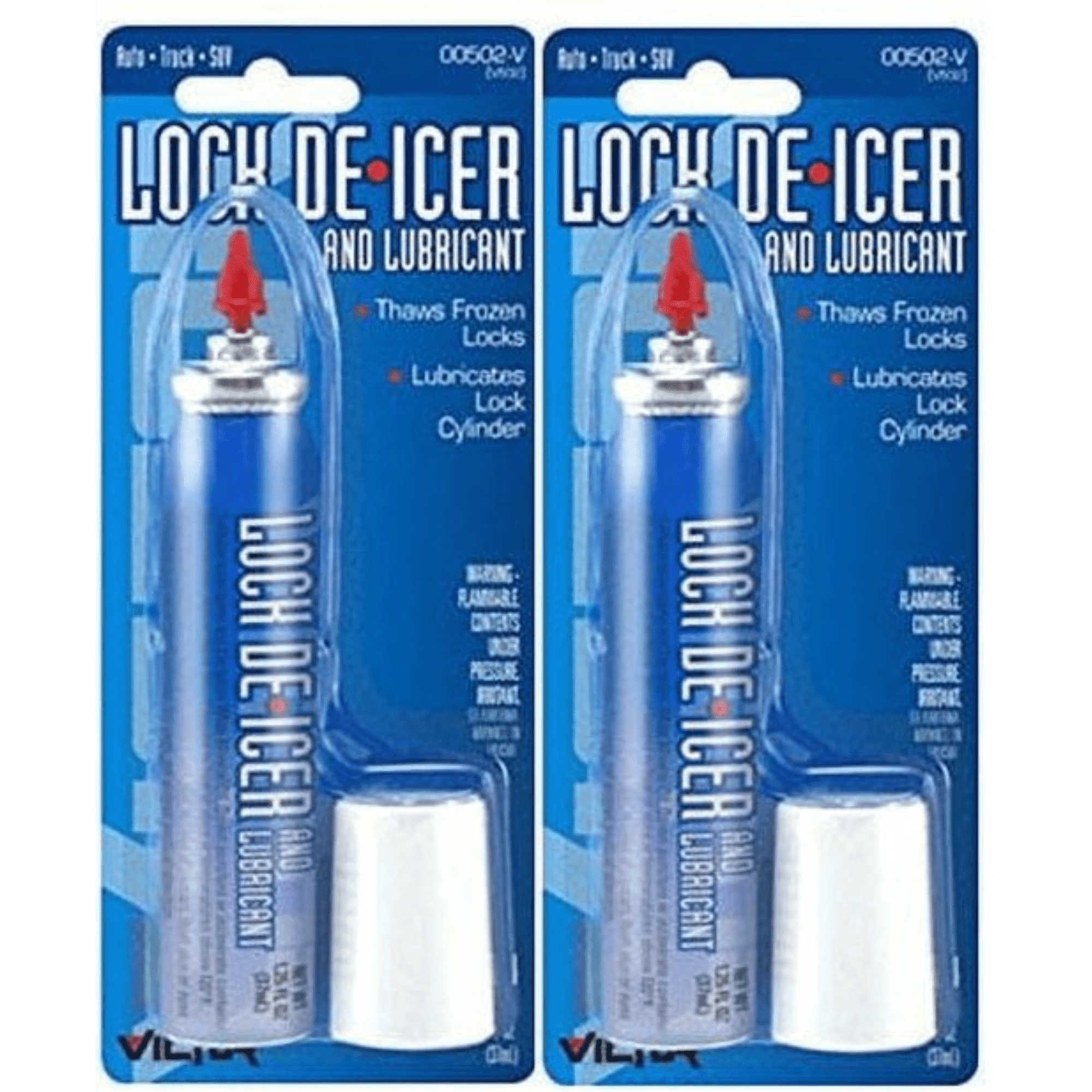 Victor Lock De-Icer Lubricant Aerosol .62 Fl Oz., (Pack Of 2) - Walmart.com