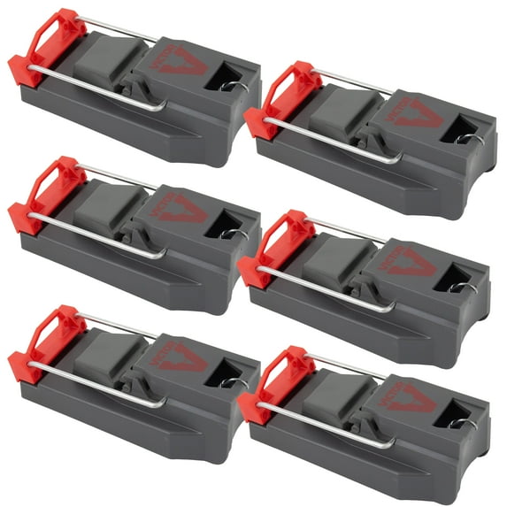 Victor Quick-Kill Mouse Trap, 6 Pack with Precision Strike Technology ...
