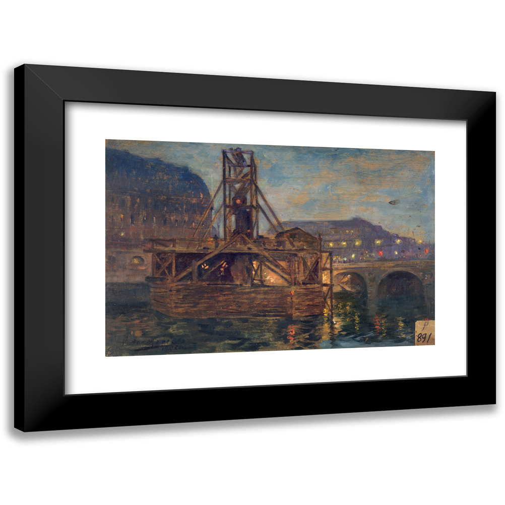 Victor Marec 14x11 Black Modern Framed Museum Art Print Titled ...