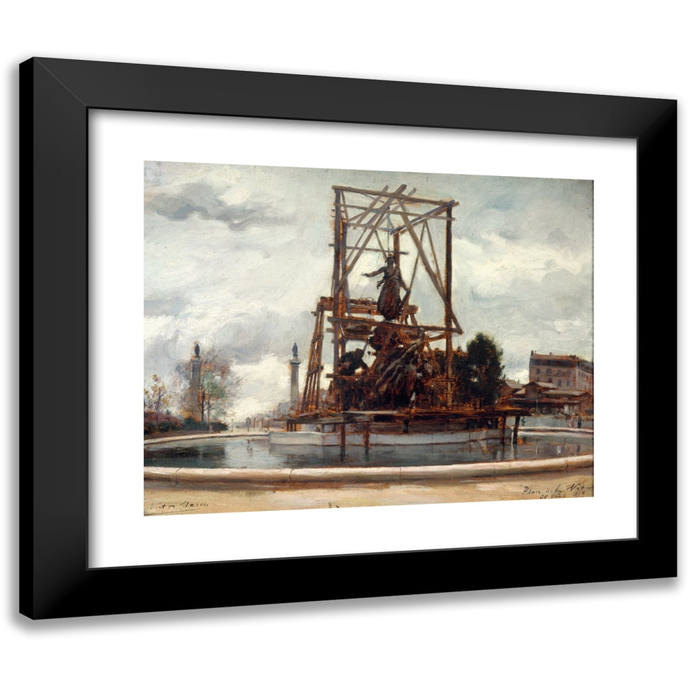 Victor Marec 14x12 Black Modern Framed Museum Art Print Titled ...