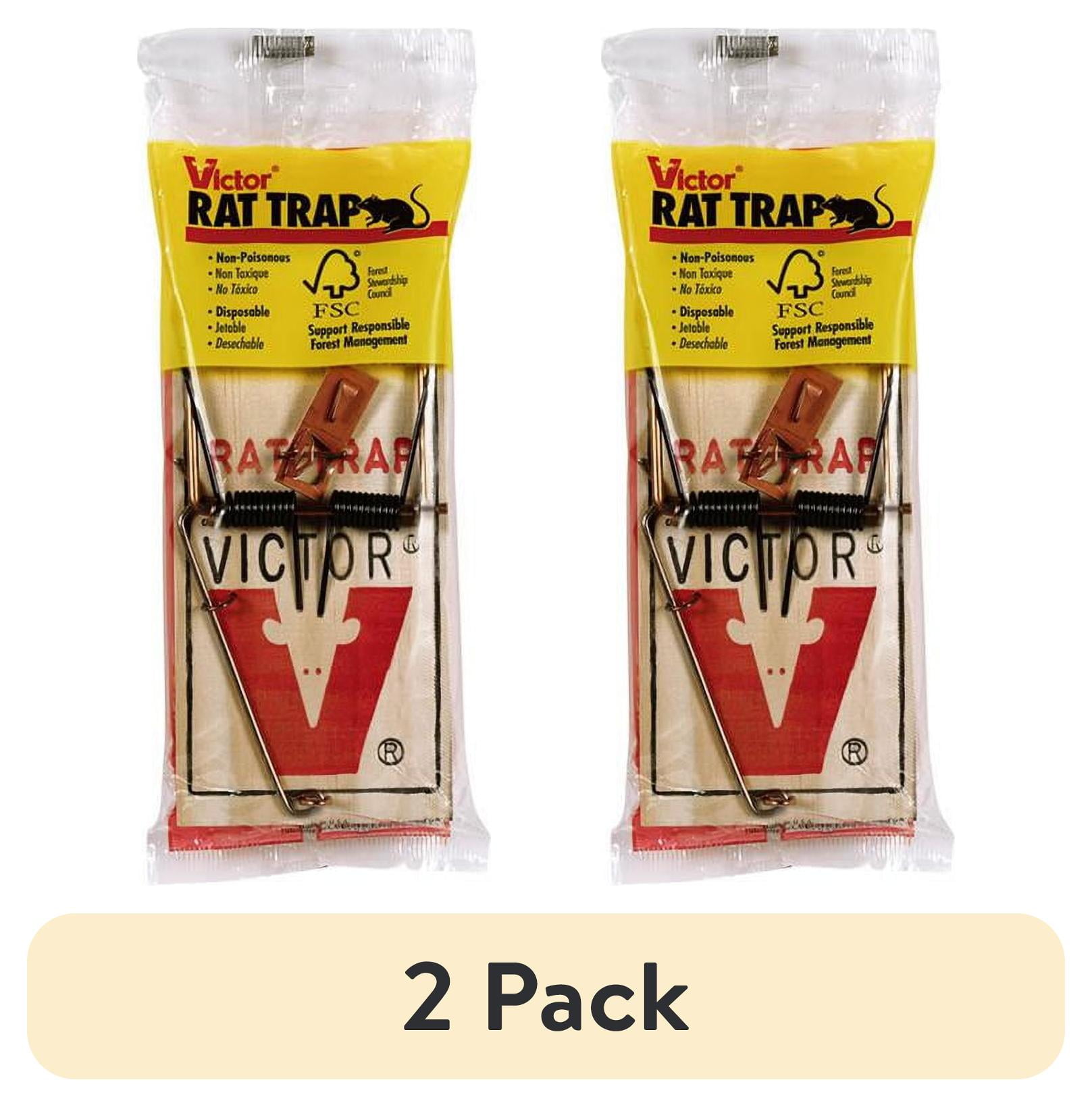 (2 pack) Victor Metal Pedal Rat Trap - Walmart.com