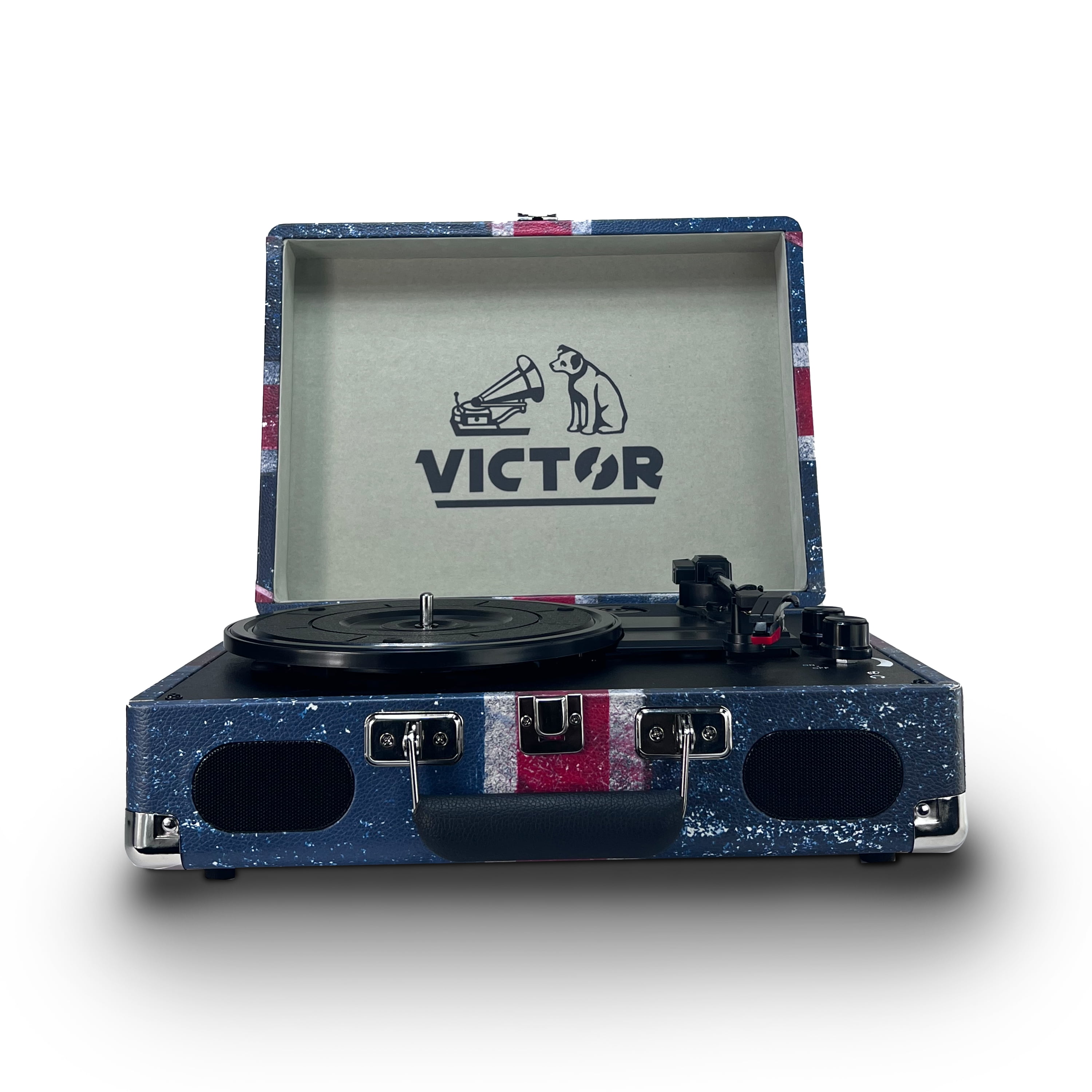 Victor Metro Plus Battery-Powered Bluetooth Suitcase Turntable | 3 ...