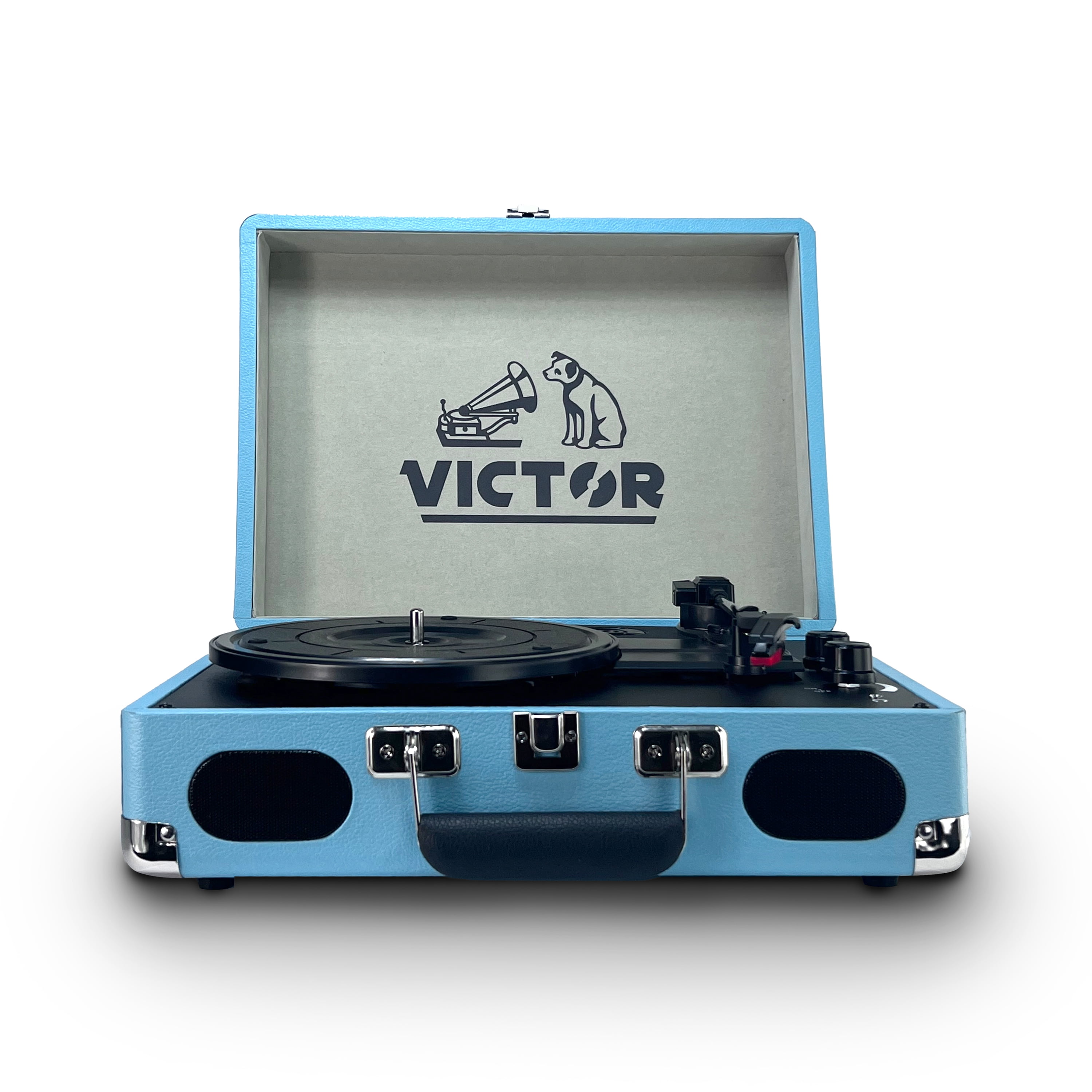 Victor Metro Plus Battery-Powered Bluetooth Suitcase Turntable | 3 ...