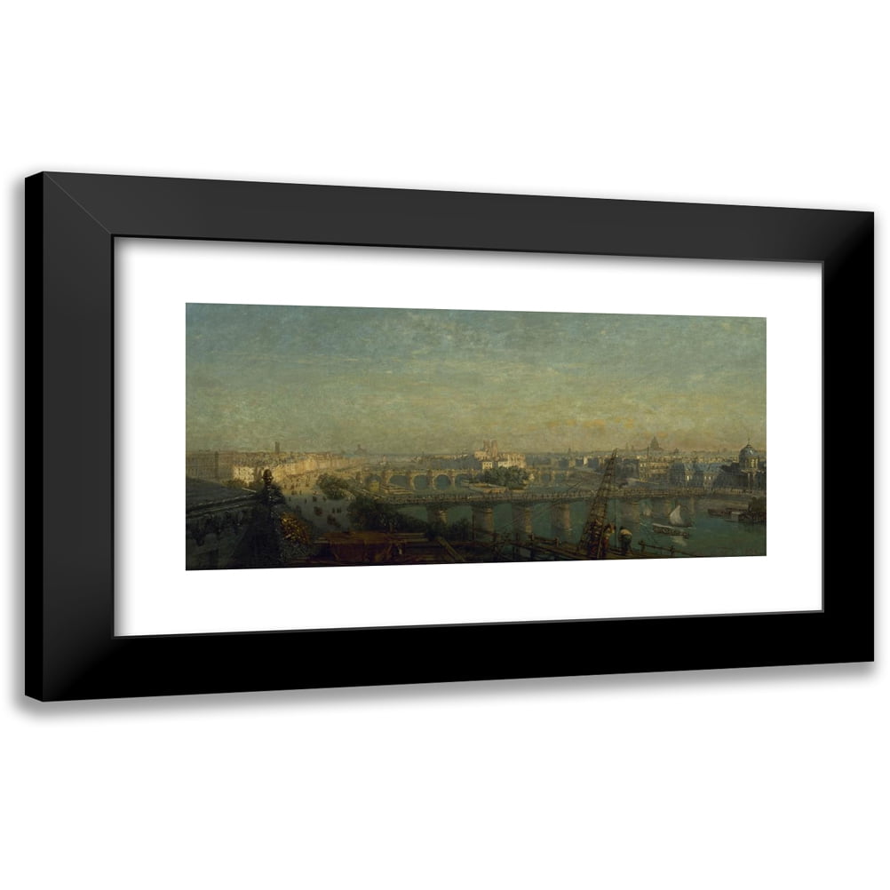 Victor Navlet 18x10 Black Modern Framed Museum Art Print Titled - Paris ...