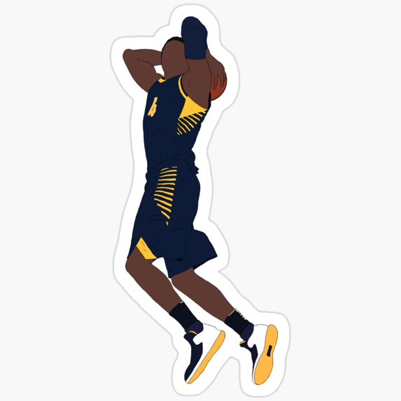 Victor Oladipo Dunk Sticker Phone Decal Water Bottle Stickers Car ...