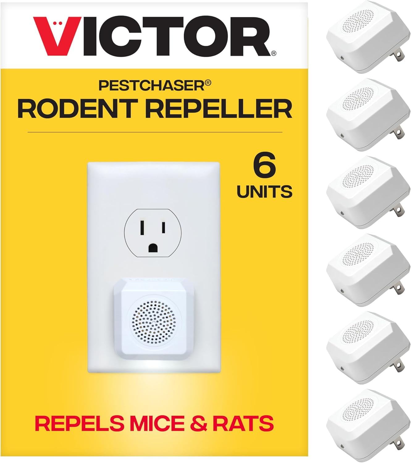 Victor PestChaser Rodent Repellent with Nightlight - Rodent Repellent ...