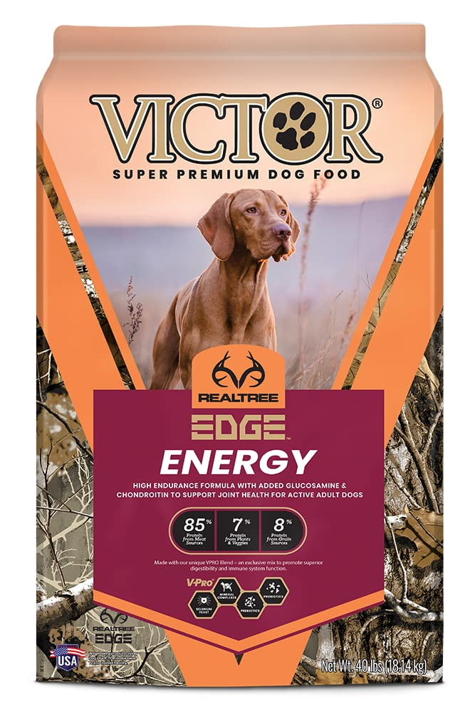 Victor Super Premium Dog Food â€“ Realtree Edge Energy Dry Dog Food for ...