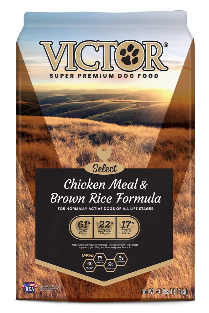 Victor Super Premium Dog MMF7 Food - Chicken Meal & Brown Rice Formula ...
