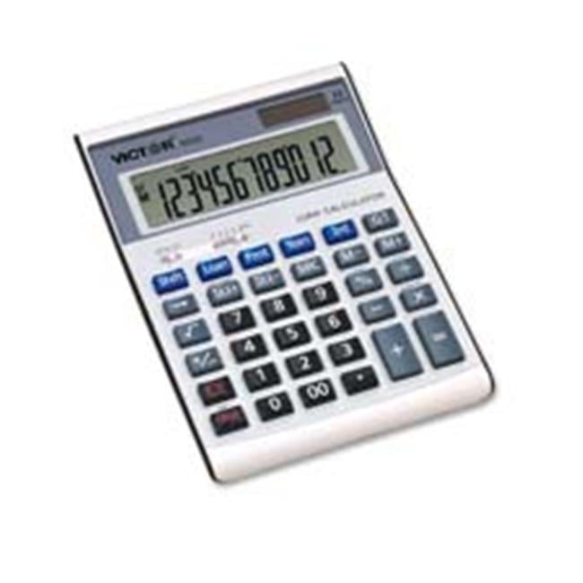 Victor Technologies 12-Digit Desktop Calc.- w- Loan Wizard- 5-.75in.x7 ...